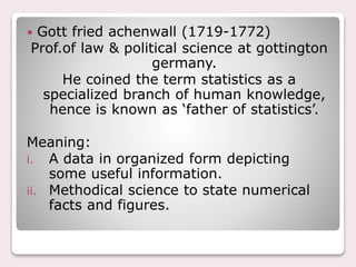 A power point presentation on statistics | PPTX