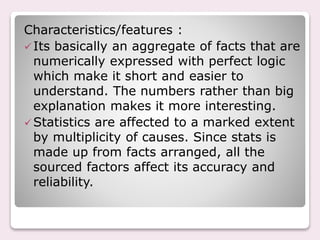 A power point presentation on statistics | PPTX