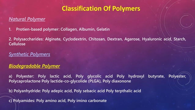 Application Of Polymer In Controlled Release Formulation | PPTX ...