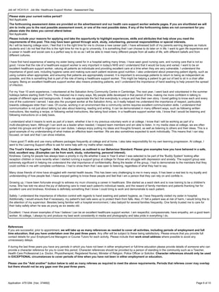 health care assistant application form | PDF