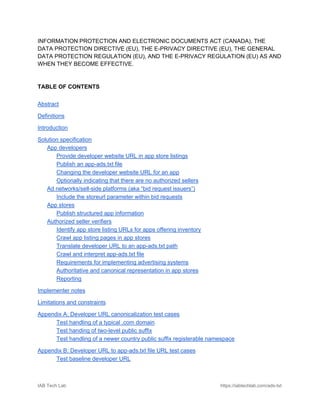 App ads.txt-v1.0-final- (2) | PDF