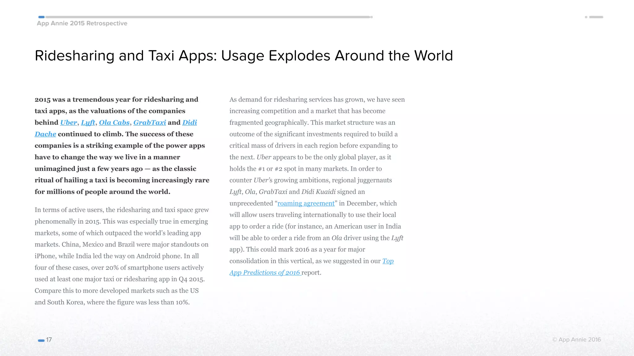 App annie-2015-retrospective-en | PDF | Operating Systems | Computer ...