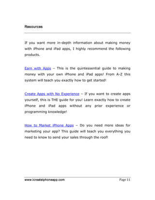 iPhone & iPad App Cash - The *COMPLETE GUIDE* to create iPhone app and ...