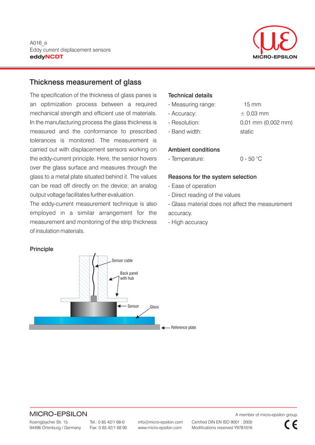 App016 en thickness-measurement-glass | PDF | Physics | Science