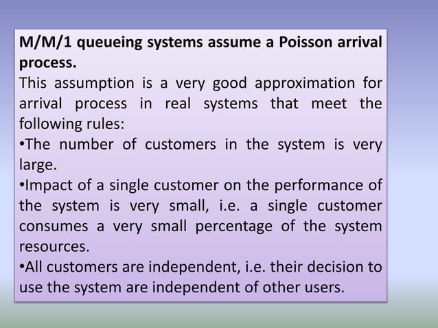 basics of stochastic and queueing theory | PPTX | Physics | Science