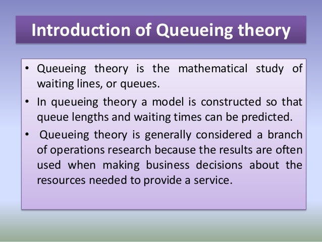Queueing Meaning