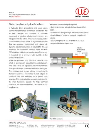 App106 en piston-position-hydraulic-valves | PDF | Physics | Science