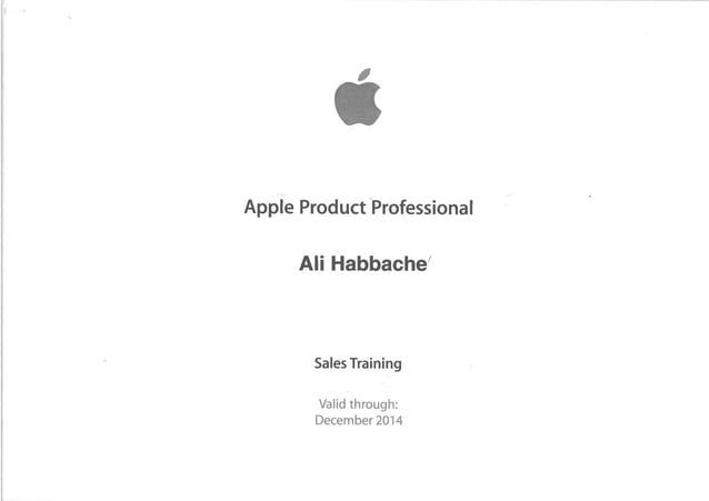 Apple Product Professional 2014 | PPT