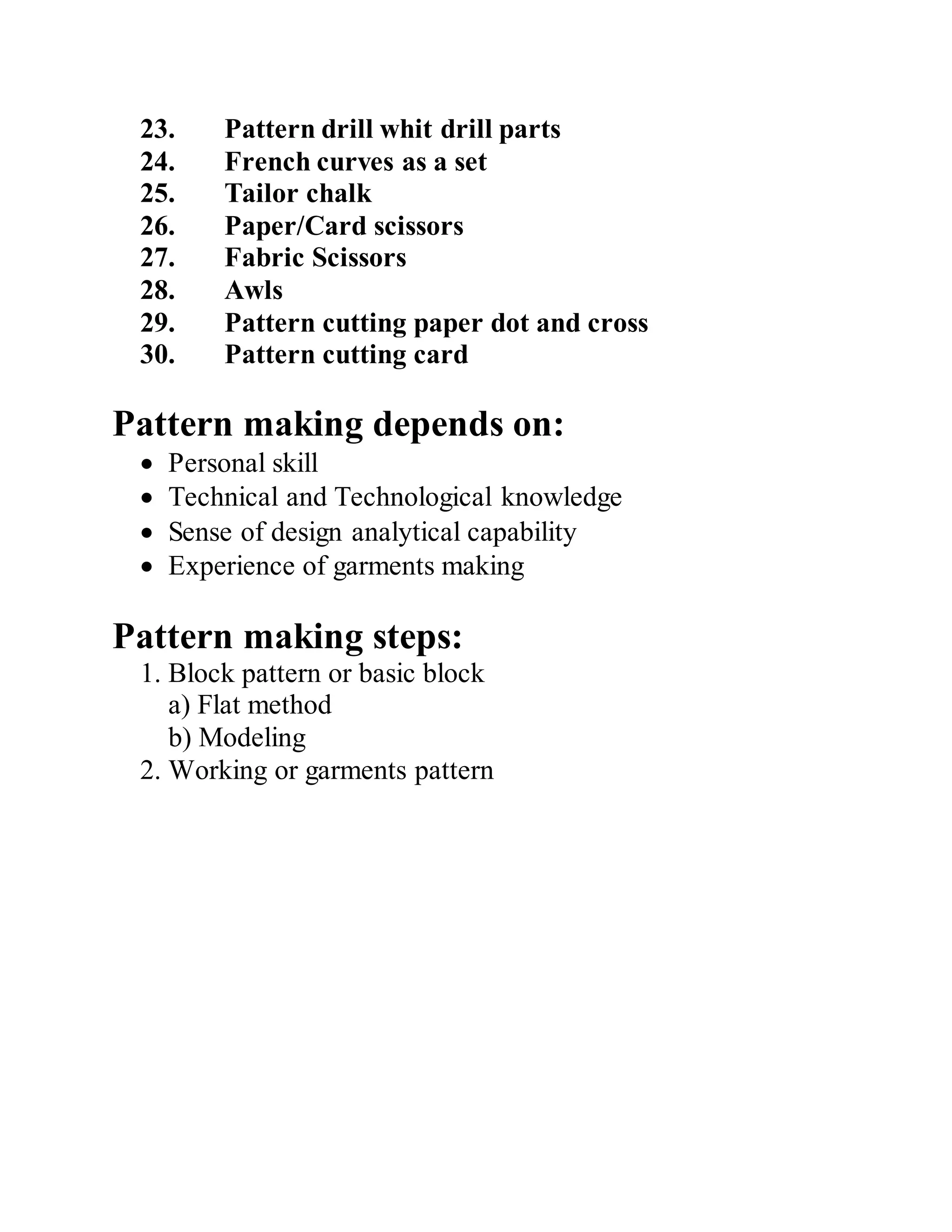 study on garments pattern , marker, spreading and cuttingApp 3204 | DOCX
