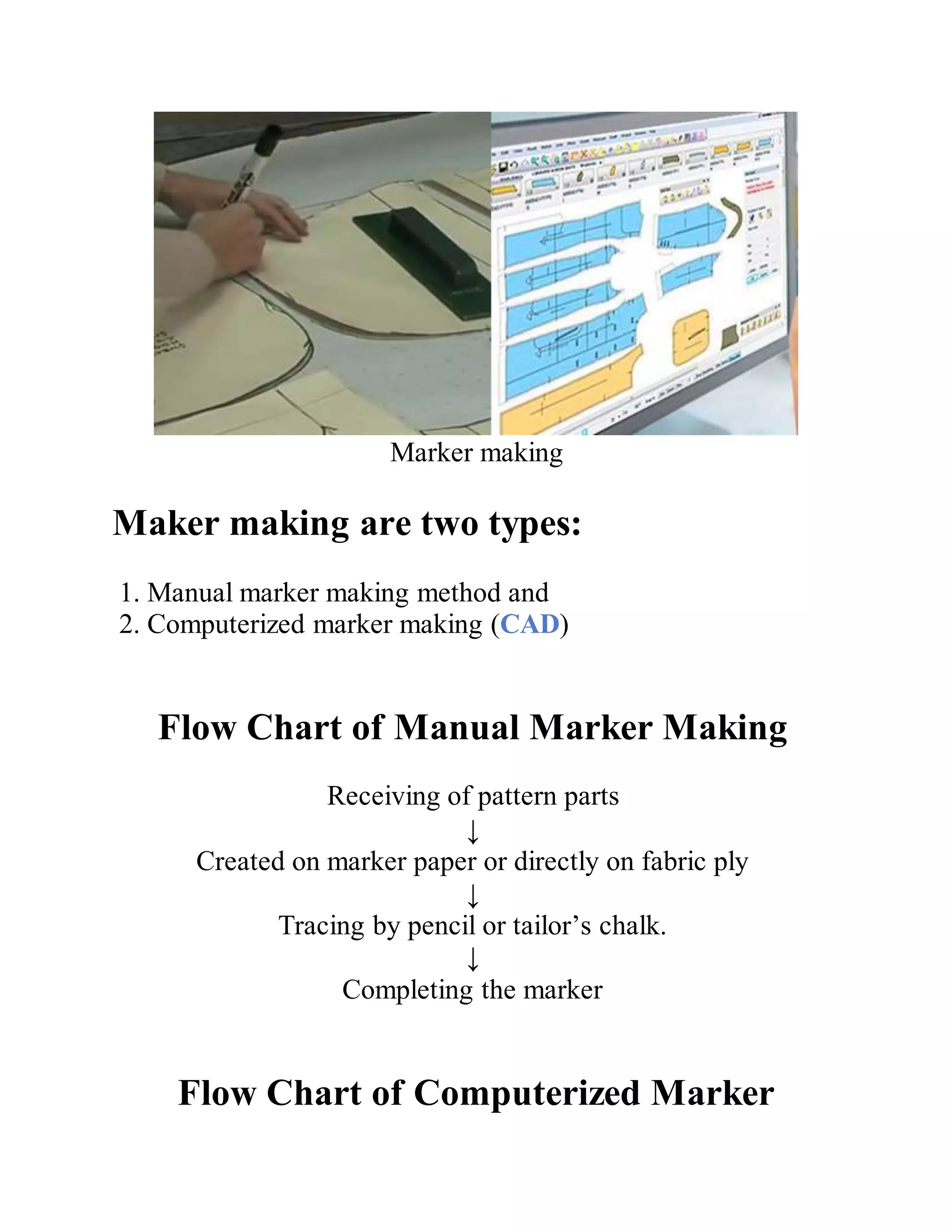 study on garments pattern , marker, spreading and cuttingApp 3204 | DOCX