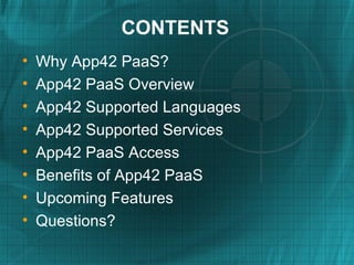 App42 PaaS | PPT