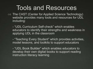 Universal Design for Learning | PPT