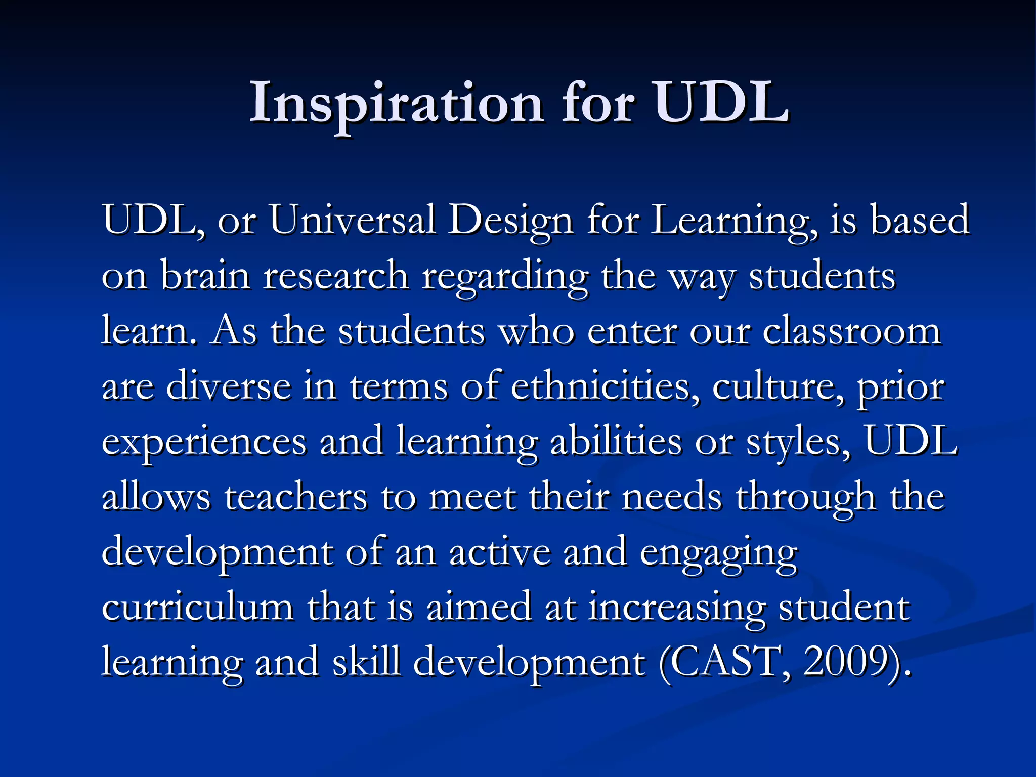 UDL Presentation | PPT