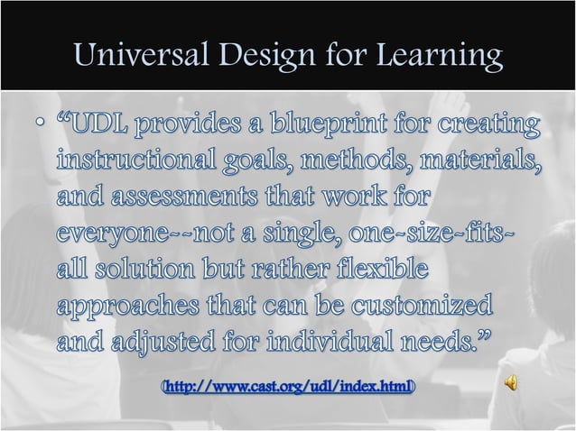 Universal Design for Learning (UDL) | PPTX