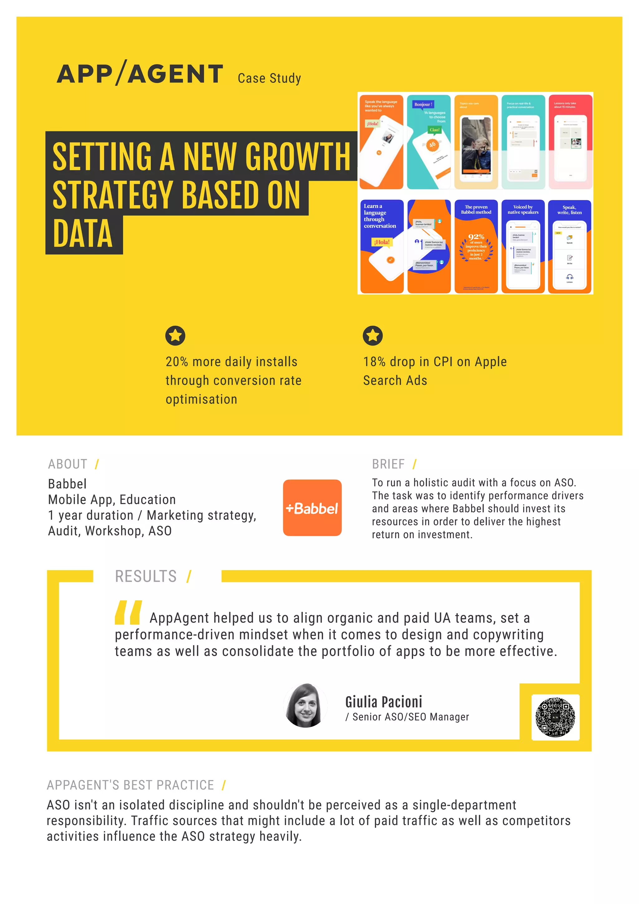 Mobile App Growth Case Study: Babbel | PDF