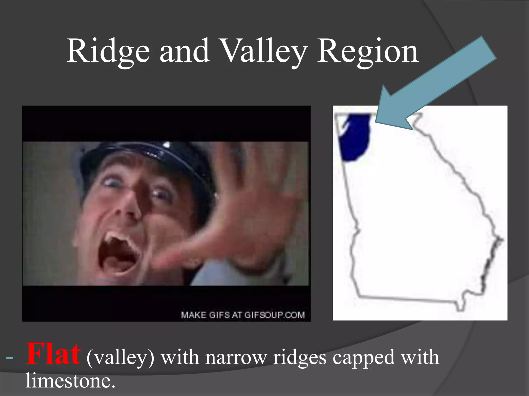 Appalachian and Ridge & Valley- Regions of Georgia | PPTX