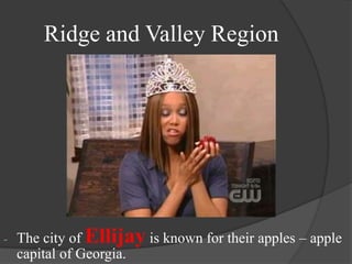 Appalachian and Ridge & Valley- Regions of Georgia | PPTX