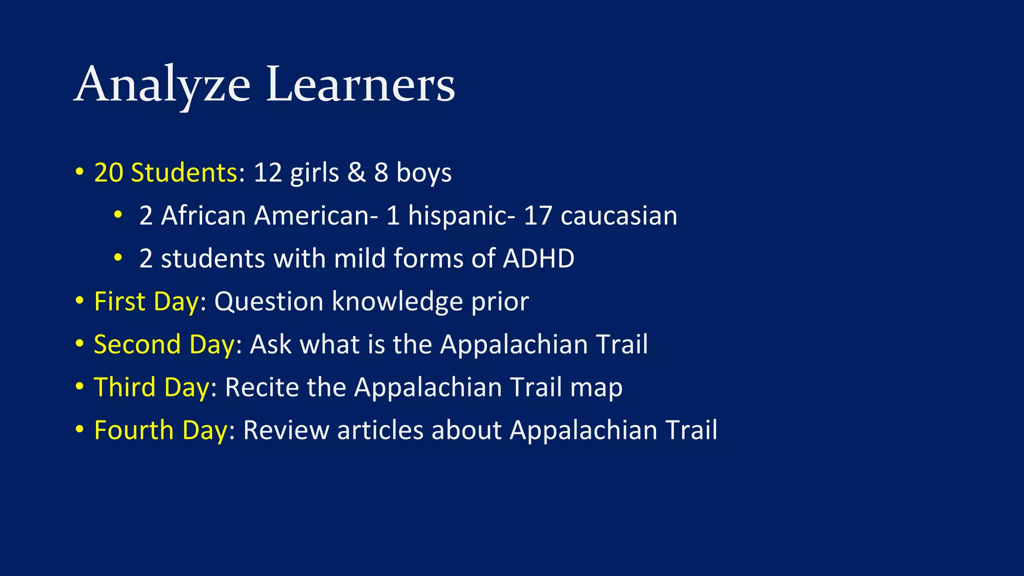 Appalachian trail Powerpoint | PPTX