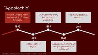 Appalachia presentation | PPTX