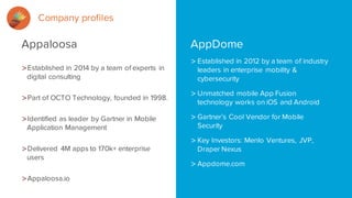 Appaloosa & AppDome: deploy & protect mobile applications | PDF