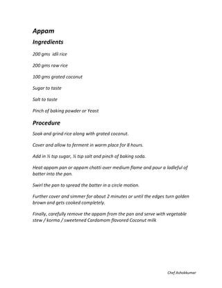 Appam | PDF