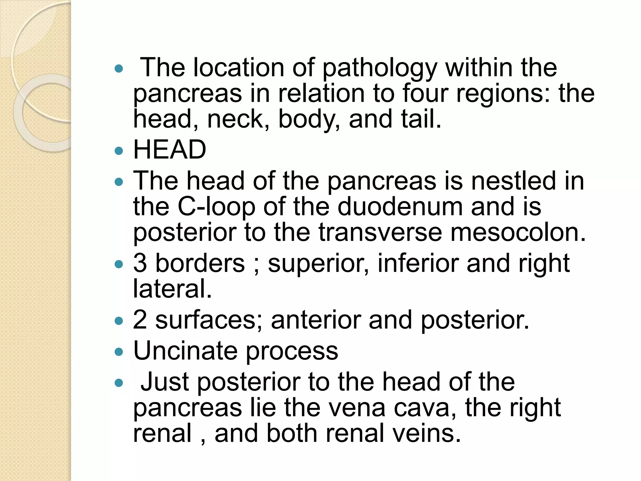 Anatomy and physiology of pancreas | PPTX