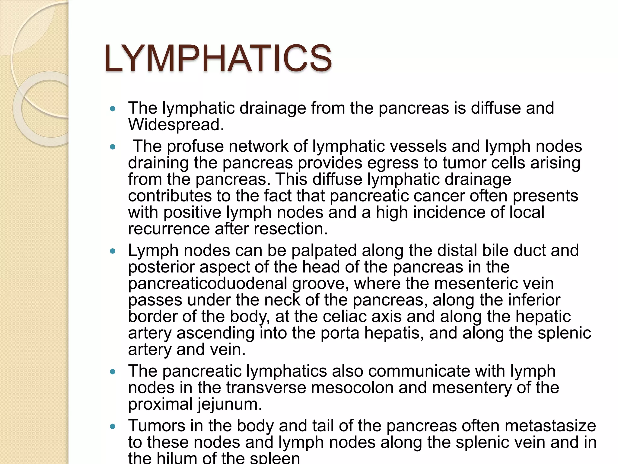 Anatomy and physiology of pancreas | PPTX