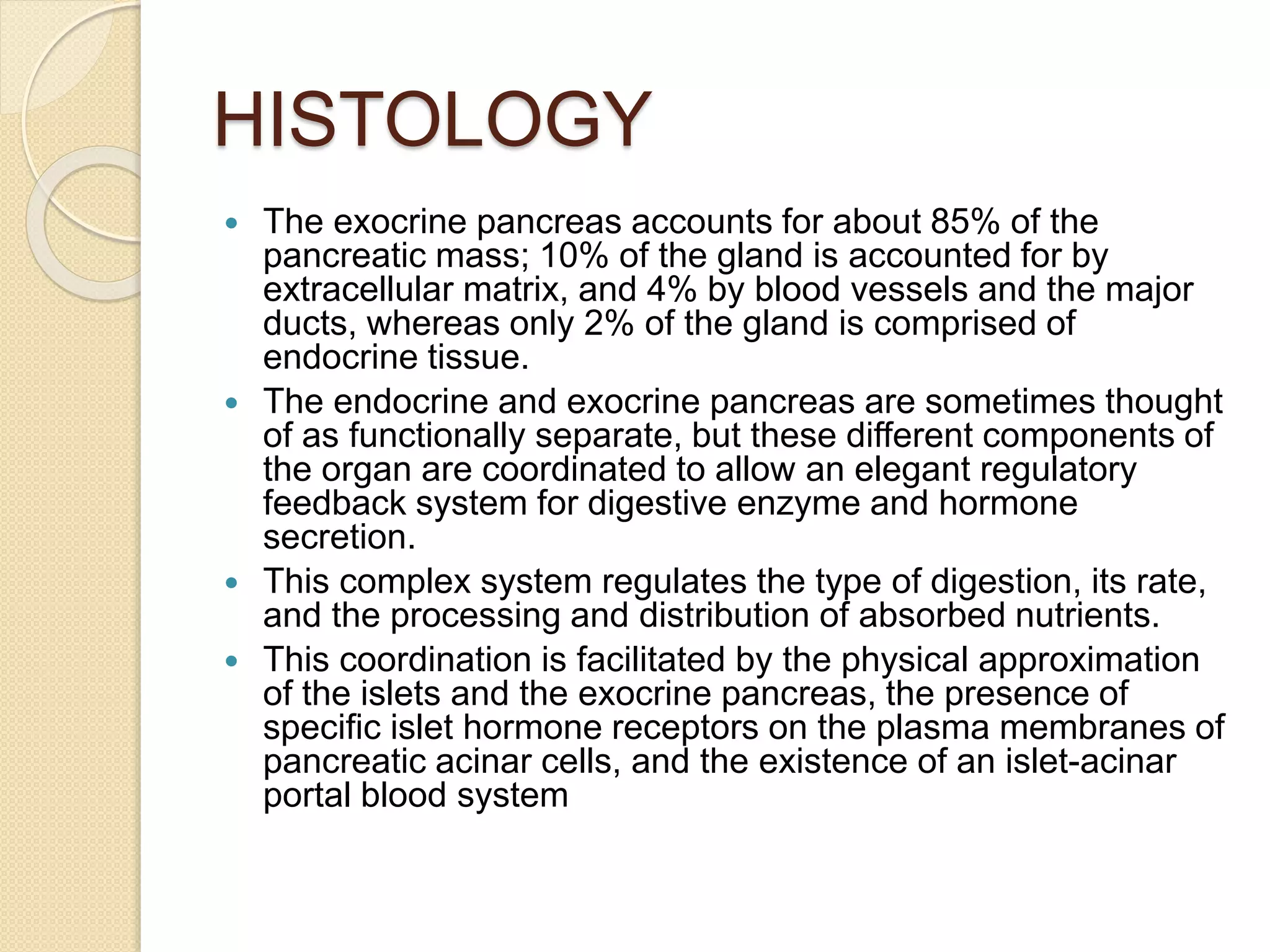 Anatomy and physiology of pancreas | PPTX
