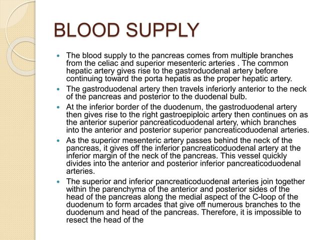 Anatomy and physiology of pancreas | PPTX