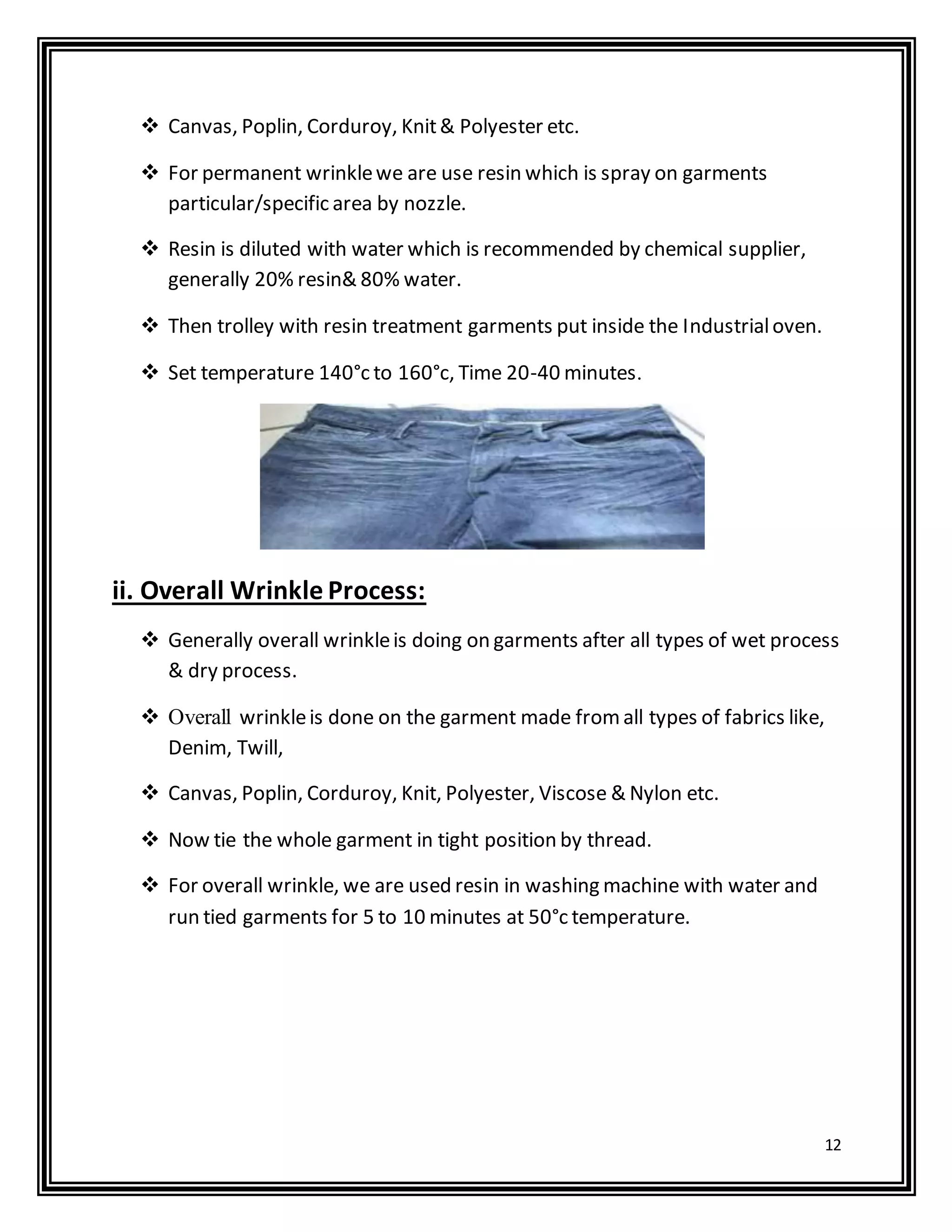 dry process for apparel | DOCX