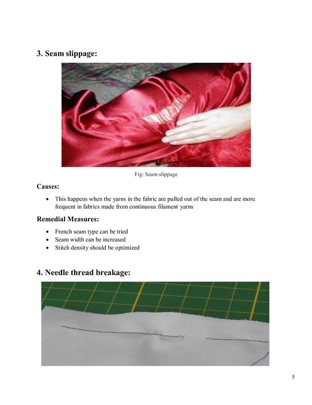 Sewing Defects. | PDF | Needlework | Arts and Crafts