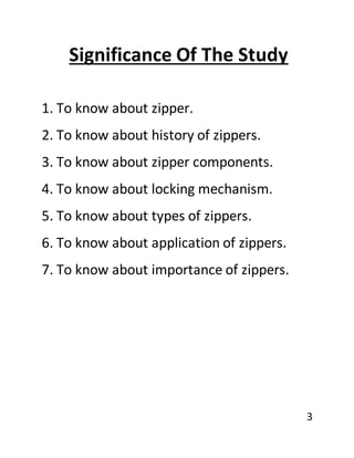 Zippers. | DOCX