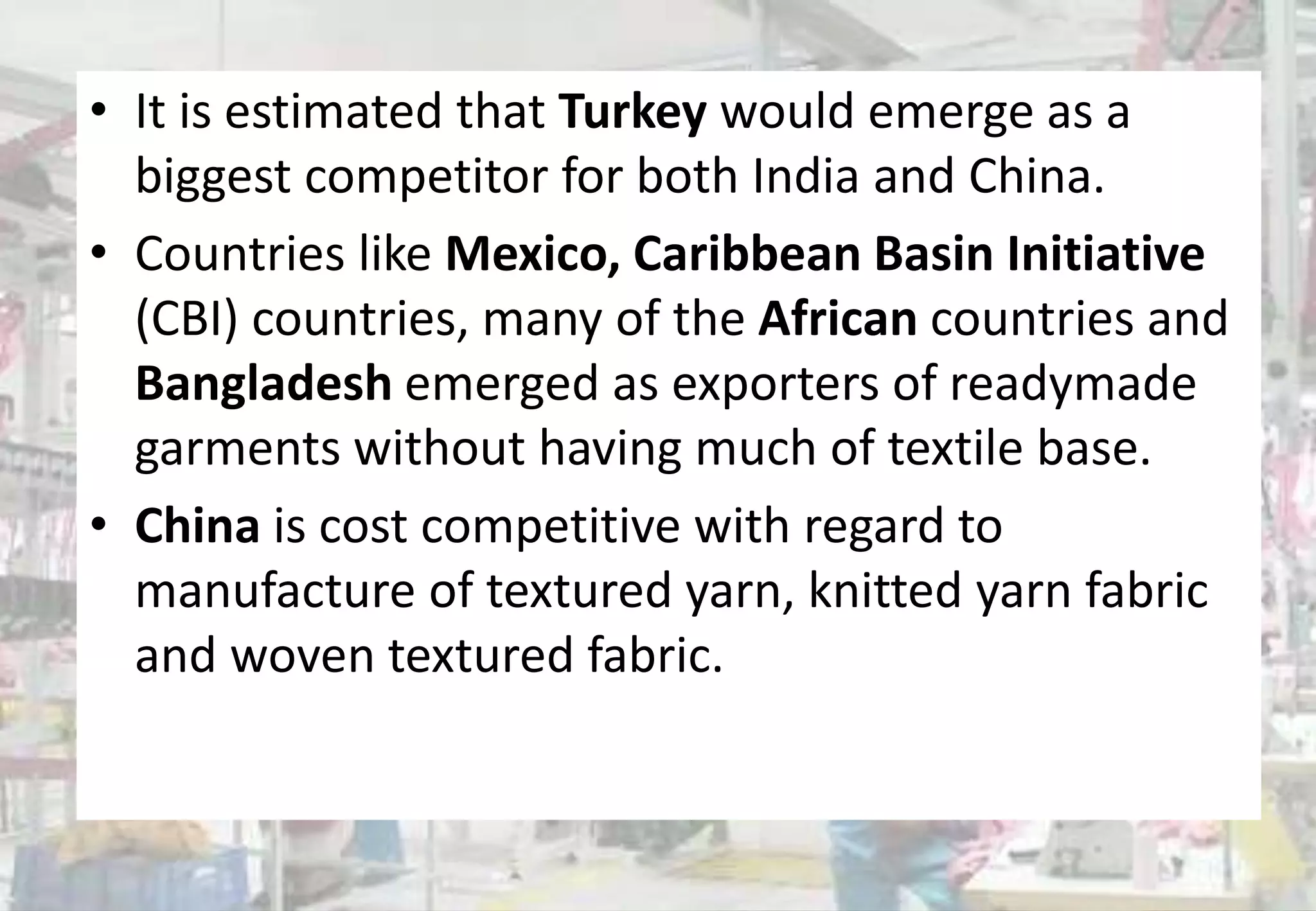 Apparel export in india | PPTX