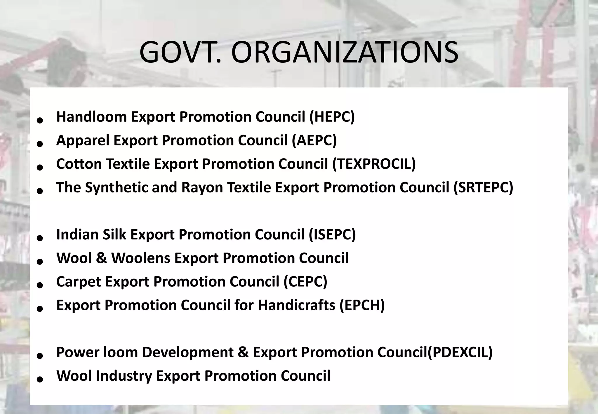 Apparel export in india | PPTX