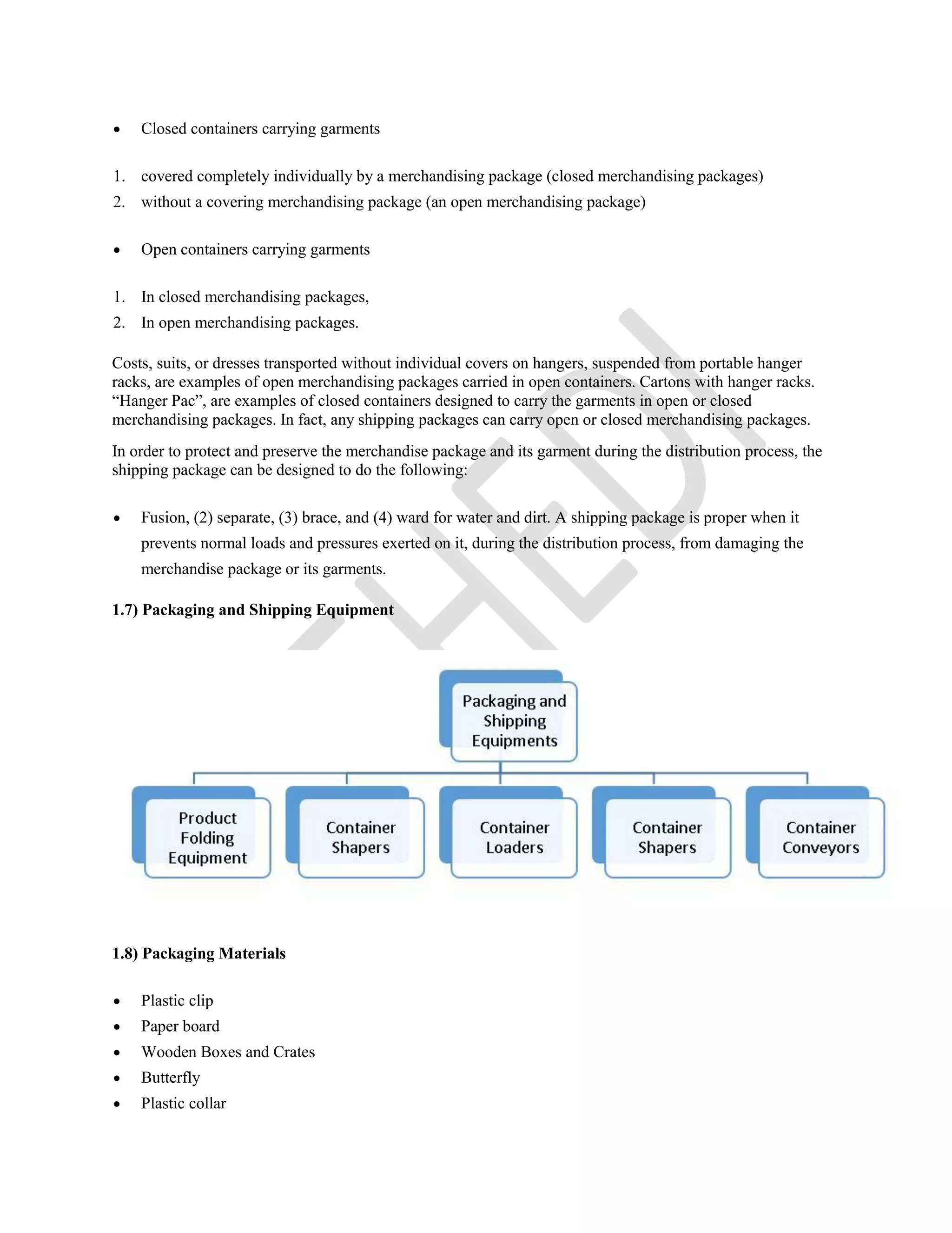 Apparel finishing process (folding and packaging) | PDF