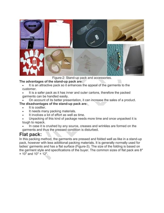 Apparel finishing process (folding and packaging) | PDF