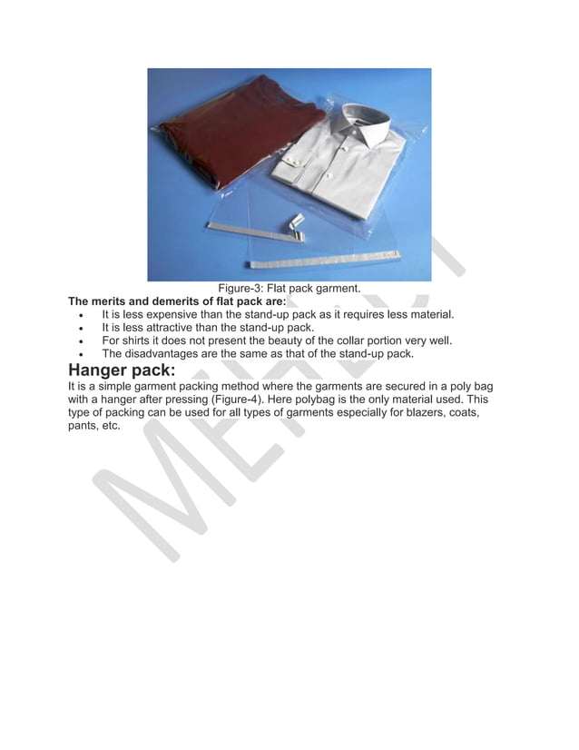 Apparel finishing process (folding and packaging) | PDF