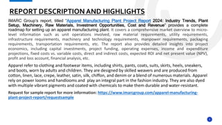 Apparel Manufacturing Plant Project Report.pptx
