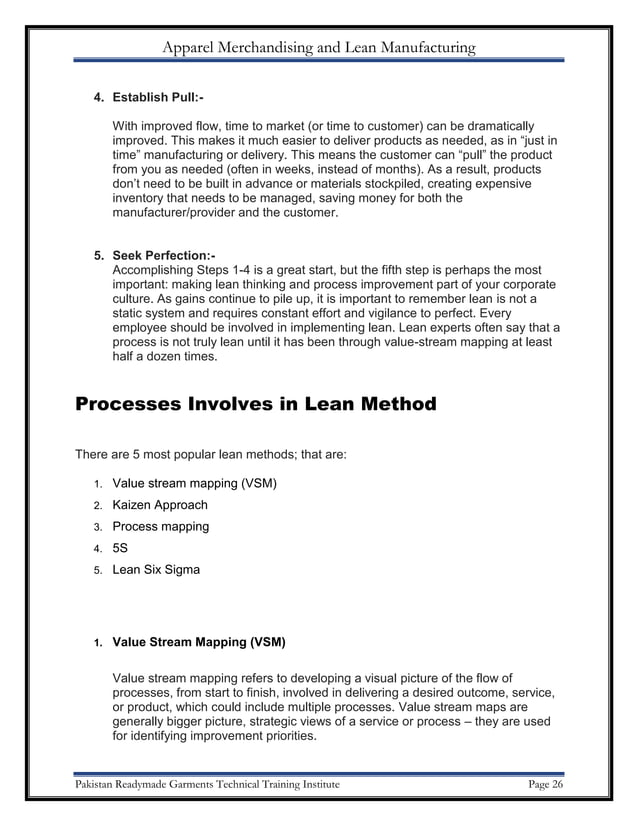 Lean Process & Merchandising Management | PDF