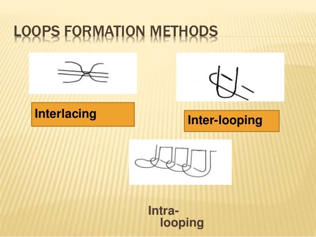 principle of lock stitch formation