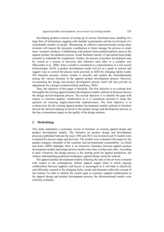 Apparelproductdevelopmentanoverviewof | PDF