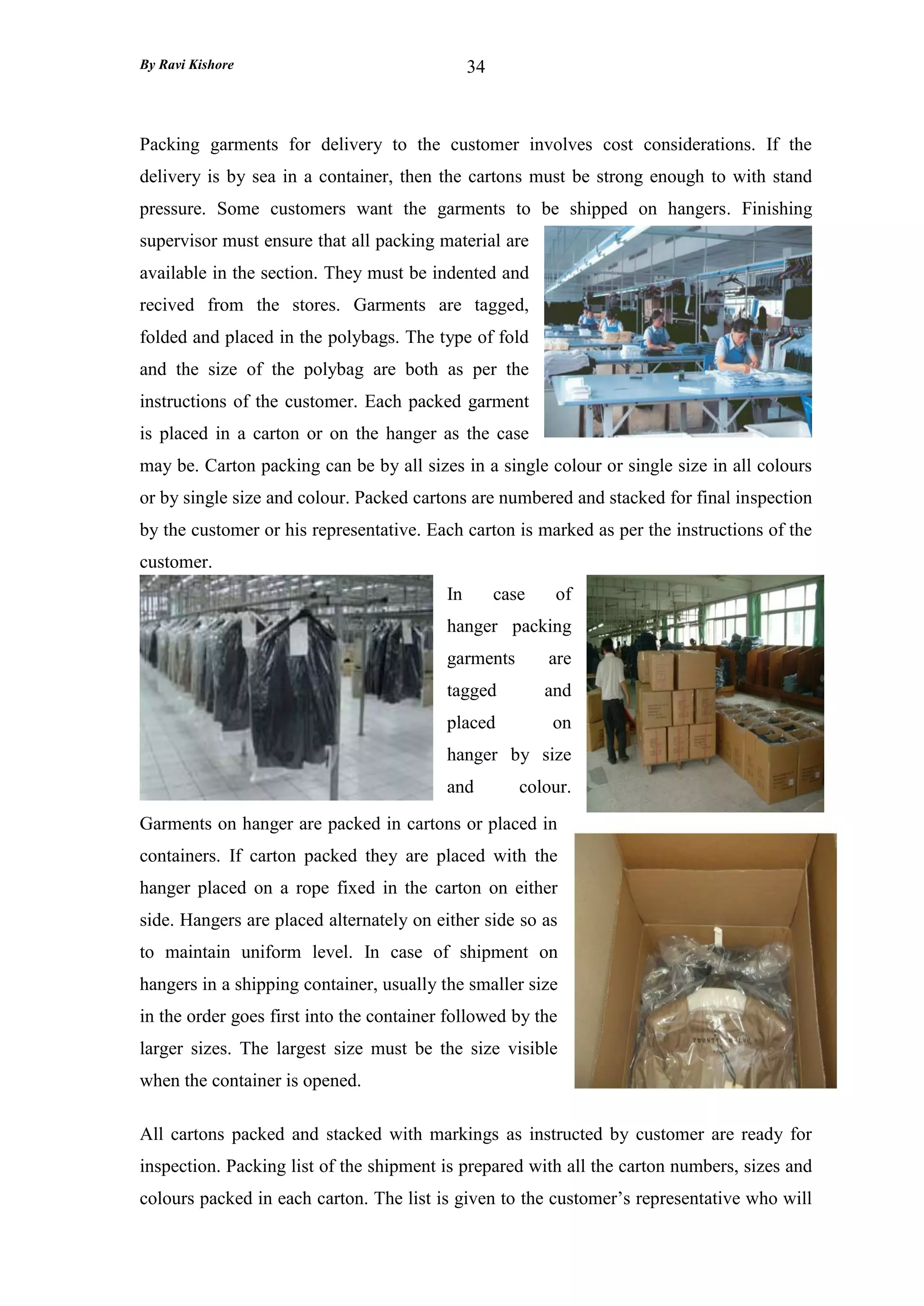 Apparel production process | PDF | Needlework | Arts and Crafts