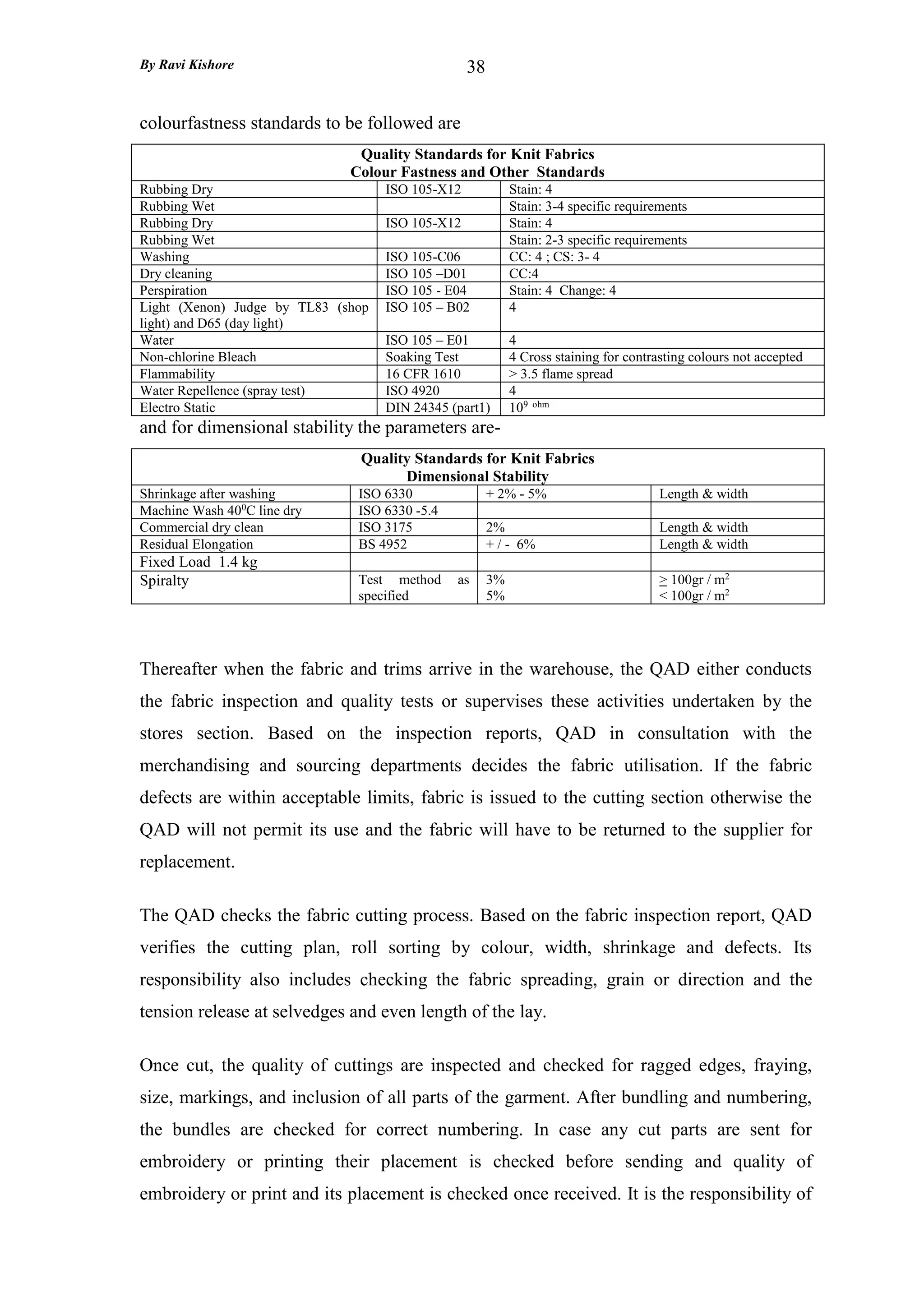 Apparel production process | PDF | Needlework | Arts and Crafts