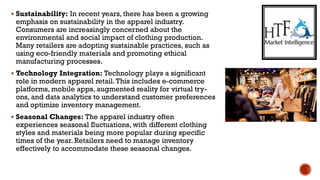 Apparel Retail Market Growth Improvement Highly Witness | PPT
