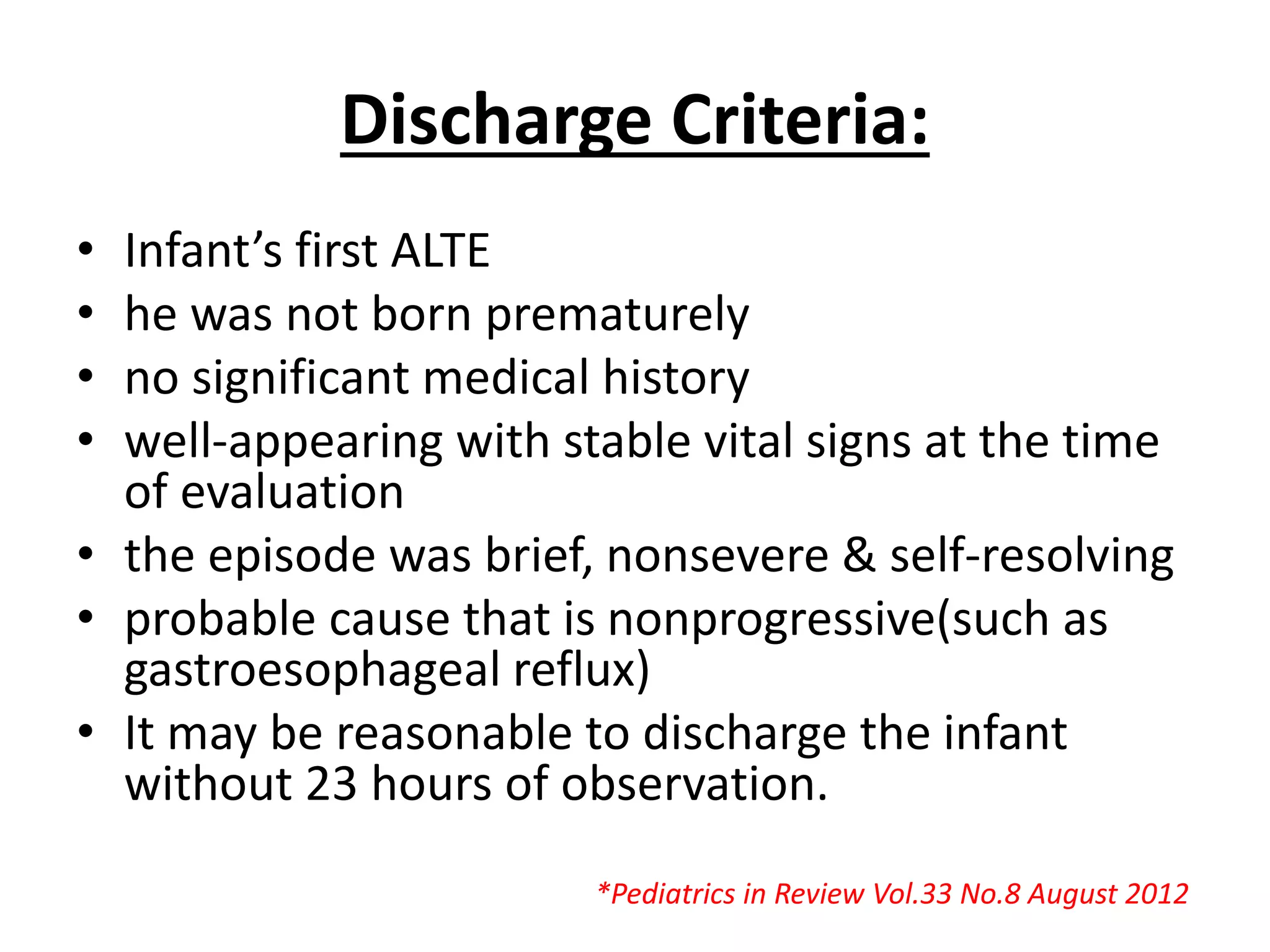 Apparent life threatening event | PPTX