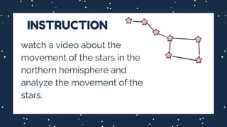APPARENTMOTION OF OF STARS AND CONSTELLATION | PPTX