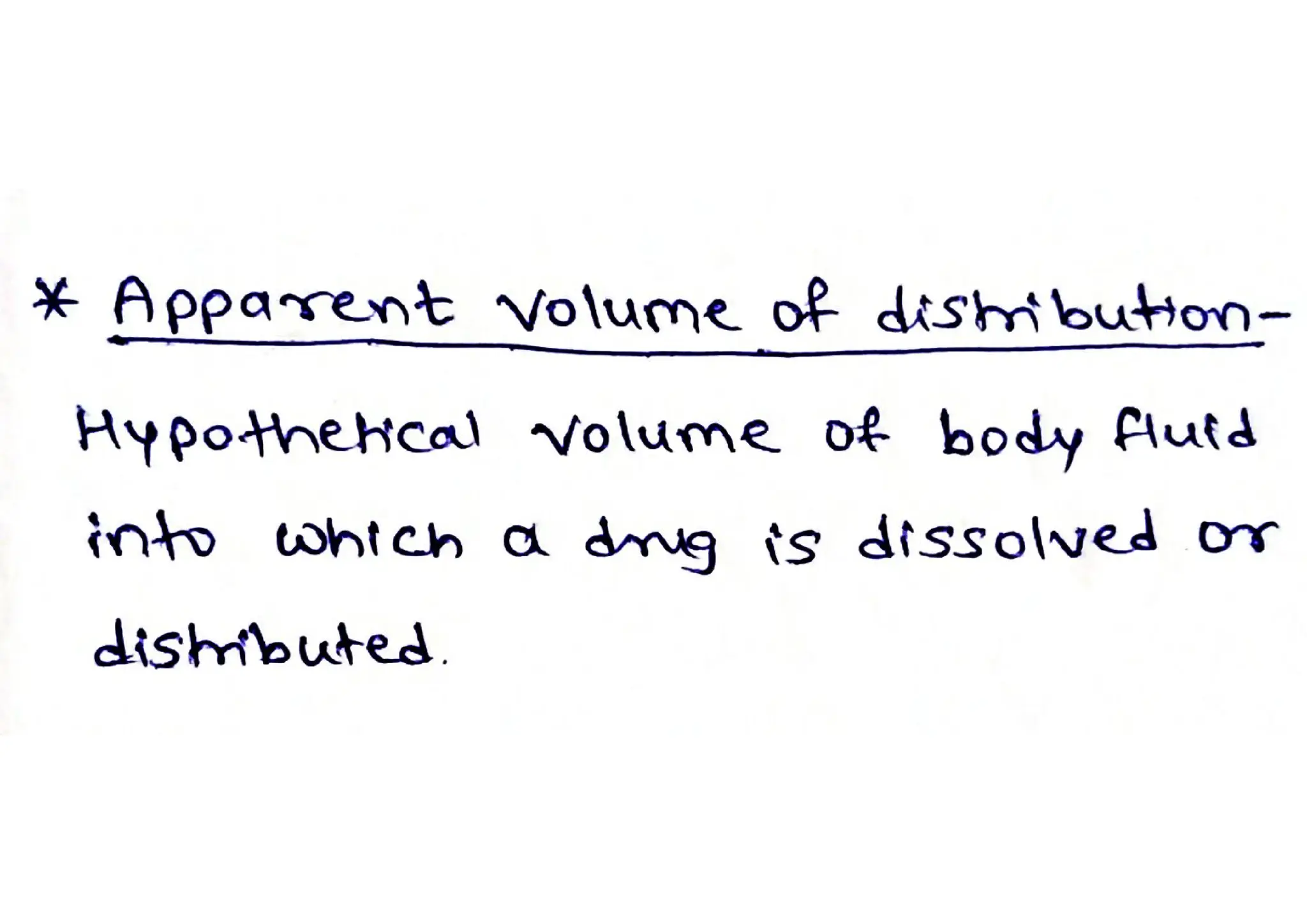 Apparent Volume of Distribution | PDF