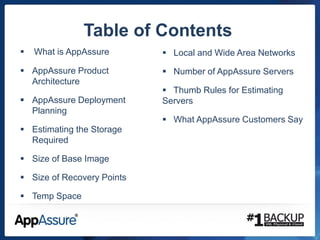 App assure deployment_planning_guide | PPT