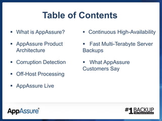 App assure unique_features | PPT