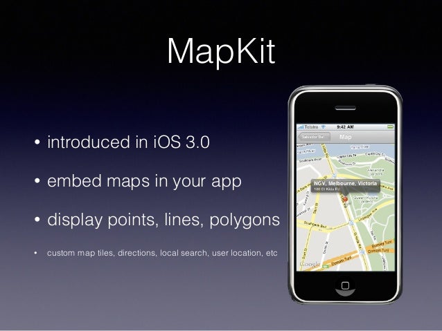 MapKit and SwissTrains
